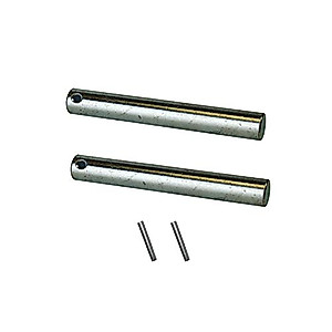 Pallet Jack/Truck Load Wheels Set with Axles and Entry Exit Roller 2.75" x 3.75" with Bearings ID 20mm Poly Tread Black