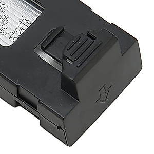 TOUISEDGI RC Drone Battery, Lightweight Professional 3.7V 1800Mah Remote Control UAV Battery for E88 E88MAX E525 E99 K3 RC UAV(Black)