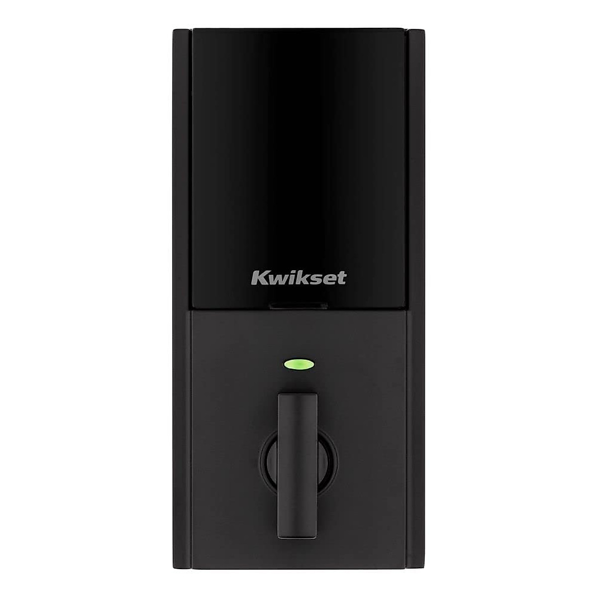 Kwikset Home Connect 620 Keypad Connected Smart Lock with Z-Wave Technology Featuring SmartKey Security in Matte Black