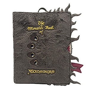 Loungefly Harry Potter Book of Monsters Book Double Shoulder Strap Book Shaped Bag