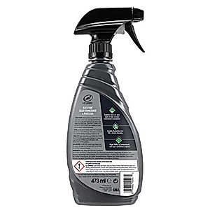 Turtle Wax 53447 Hybrid Solutions Ceramic Acrylic Black Spray Wax Formulated for Black Car Paint, Fills Scratches and Swirl Marks, Provides Water Repellency, Lasting Protection and Shine, 16 oz