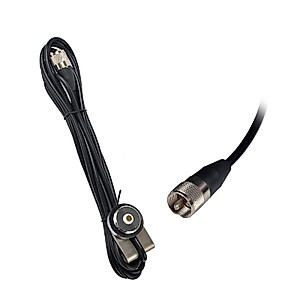 HYS Dual Band Mobile Antenna 2m/70cm VHF/UHF Ham Radio Antennas with 13ft/About 4m RG-58 Coax Cable NMO Base to PL-259 Connector for Motorola Baofeng Kenwood Car Truck Amateur Radio