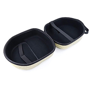 MASiKEN Precious Carrying Case for Oculus Quest VR Gaming Headset and Controllers - EVA HardCase with Inner Mesh Pocket for Oculus Quest Accessories (Yellow)