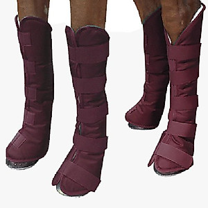 Intrepid International Shipping Boots, Burgundy