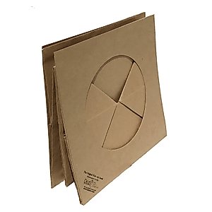 Dezi & Roo Hide and Sneak Collapsible Paper Tunnel - Made in USA - Designed by a Feline Vet - Interactive Cat Toy - Cat Enrichment Toy - Hideaway