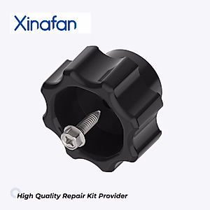 Xinafan 630-7965 Wall Hydrant Handle Kit Compatible with Prier Mansfield 500 400 300 Outdoor Faucet Handle Replacement Frost Proof Wheel Shaped Outside Water Faucet Handle Part Kit Accessories