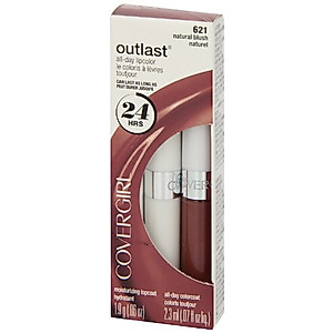 CoverGirl Outlast All Day Two Step Lipcolor, Natural Blush 621, 0.13 Ounce