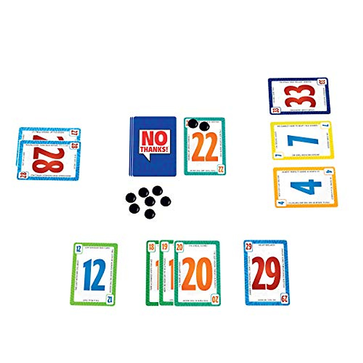 Amigo Games No Thanks! The Play or Pay Card Game – Avoid Taking Points in This Exciting & Simple Classic Card Game for Family Game Night – Perfect for Kids & Adults ages 8 & Older