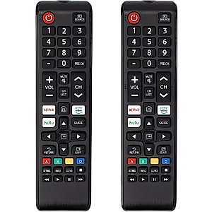 Newest Universal Remote Control for Samsung TV Remote Compatible with Samsung LCD LED HDTV 3D Smart TVs Models.【Pack of 2】