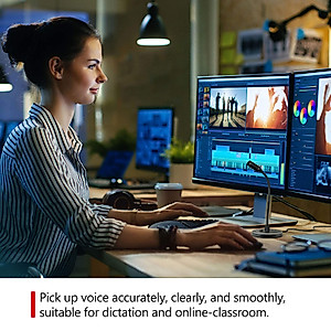 CMTECK USB Computer Microphone G009, Noise-Cancelling Recording Desktop Mic for PC/Laptop for Online Chatting, Home Studio, Podcasting, Gaming, Skype, YouTube with Mute Function(Windows/Mac)