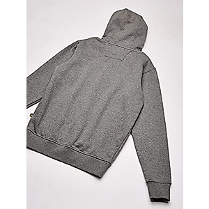 Caterpillar Men's Trademark Hoodies with Embroidered CAT Front Logo, S3 Cord Management System and Pouch Pocket, Dark Heather Grey, 3X Large