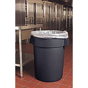 Carlisle FoodService Products 34104423 Bronco Round Waste Container Only, 44 Gallon, Gray