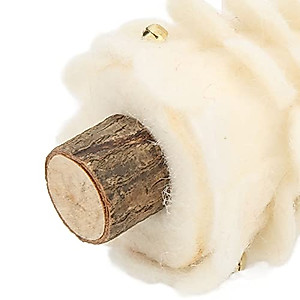 MISNODE Christmas Decoration Handmade Premium Wool Felt Ornament Wool Felt Christmas Tree Ornament Home New Year Party Ornament White Party Holiday Décor