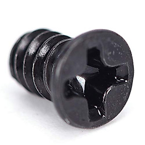 100Pcs 3.5" Hard Drive Tray for Computer Chassis Hard Disk Black Screw for Computer Chassis Hard Disk Screw for PC SCRW-031409