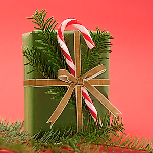 Chuangdi 3/8 Inch, 60 Yard Christmas Khaki Velvet Ribbon Wide Vintage Velvet Ribbons for Christmas Tree Ornaments Flower Bouquets Wedding Wreath Bow Making DIY Craft Choker