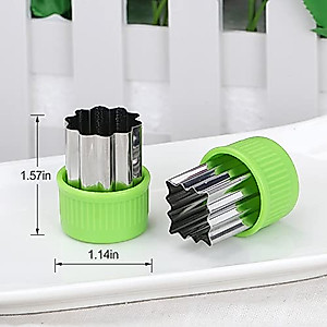 35 Pack Cookie Cutters Vegetable Fruit Cutter Shapes Stamps Mold Mini Cookie Cutters