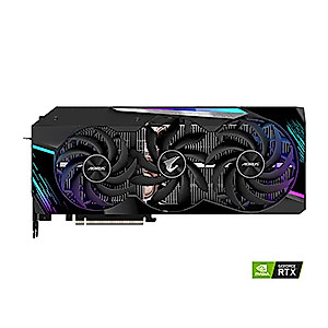 Gigabyte AORUS GeForce RTX 3080 Ti Master 12G Graphics Card, Max Covered Cooling, 12GB 384-bit GDDR6X, GV-N308TAORUS M-12GD Video Card