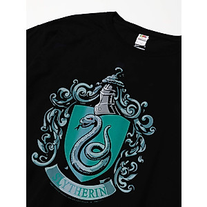 Harry Potter Men's Slytherin House Crest, Black, XX-Large