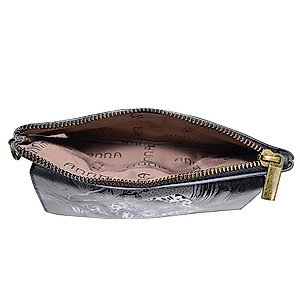 Anna by Anuschka womens Wristlet Wallet & Organizer - Genuine Leather, African Leopard, One Size US