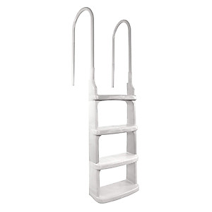 Main Access Above Ground Pool Ladder with Mat