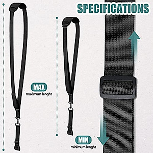 Tondiamo 2 Pack Metal Detector Sling Metal Detector Shoulder Strap Adjustable for Metal Detector Detecting Gold, Coin, Treasure Hunting