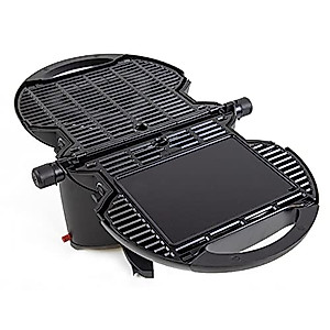 nomadiQ Portable Gas Grill + Forest Green Protective Sleeve + Griddle