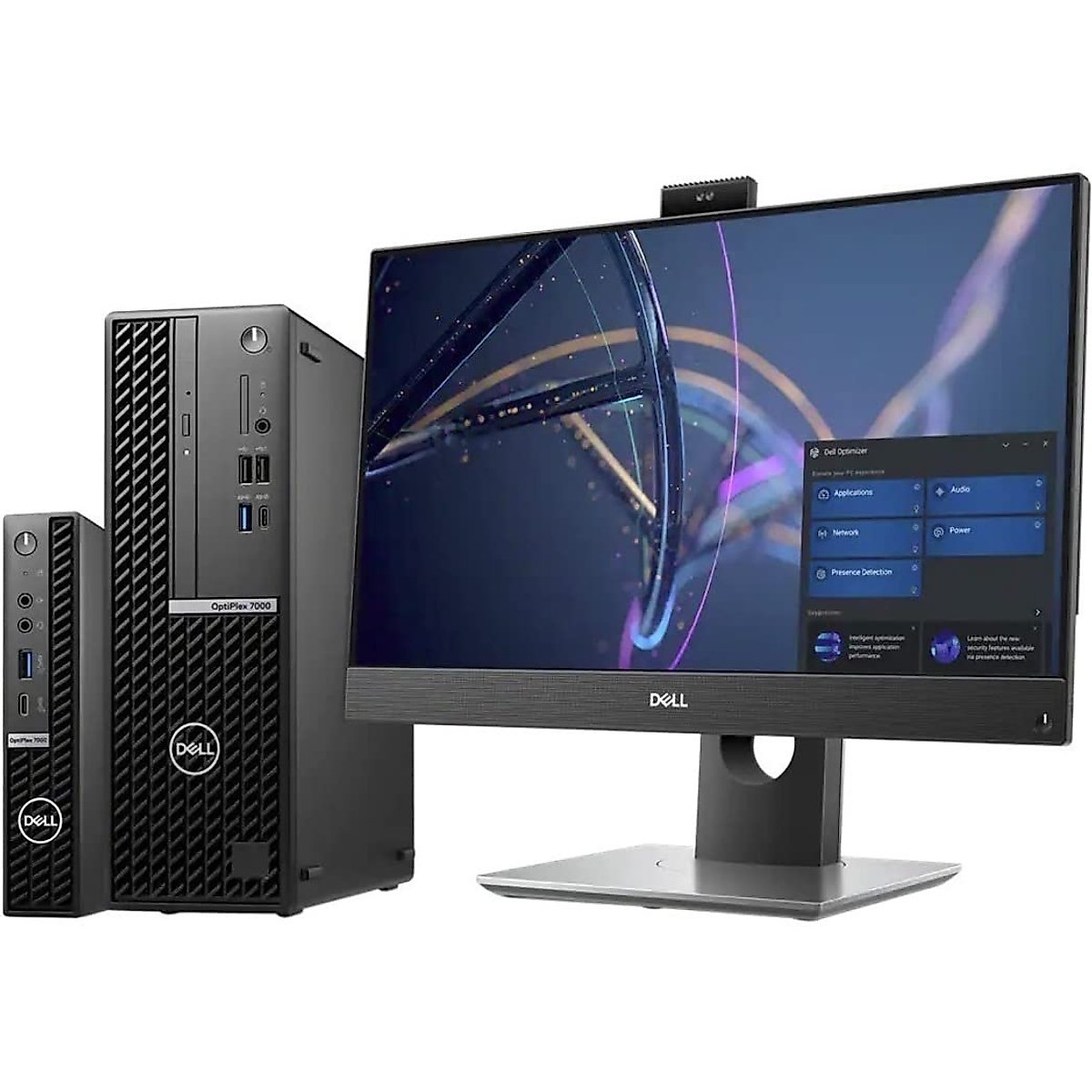 Dell OptiPlex 7000 Desktop Computer - Intel Core i7 12th Gen i7-12700T Dodeca-core (12 Core) 1.40 GHz - 16 GB RAM DDR4 SDRAM - 512 GB M.2 PCI Express NVMe 3.0 x4 SSD - Micro PC - Black
