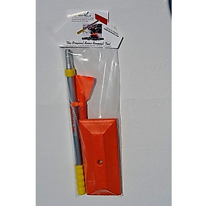 SNO Rake - Model #111-12" Rake/37 Telescoping Aluminum Handle w/Ice Scraper (Made in USA!)