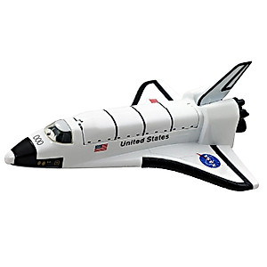 Planes 7" Die-cast Metal Space Shuttle with Pull Back n Go Action.