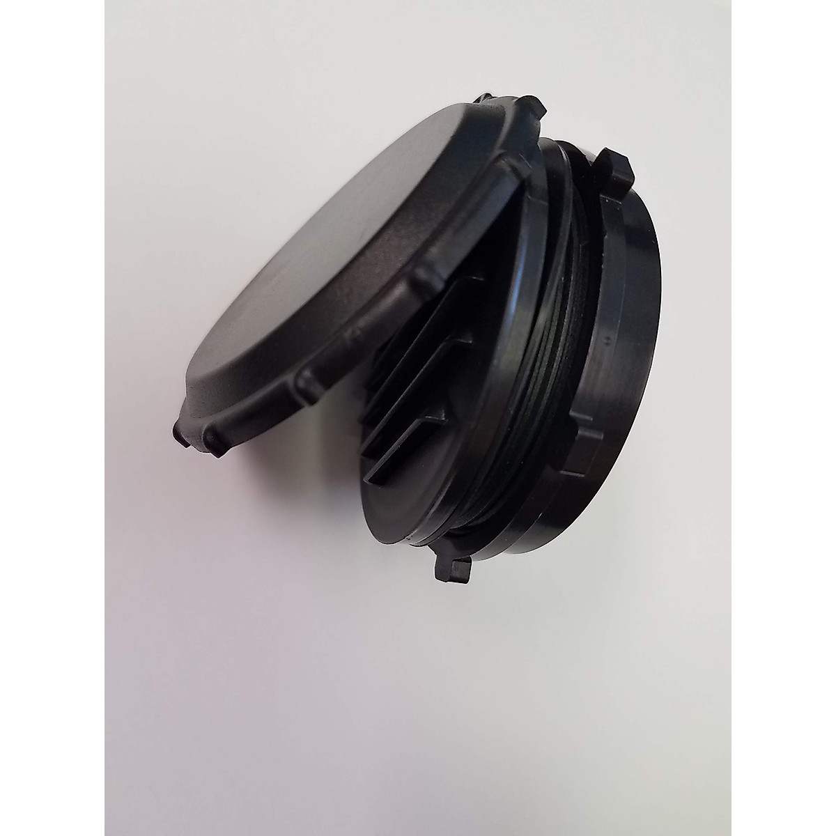 The Display Shield Louvered Vent, Bug Screen, 60ppi Filter, Seal and Cap, 2.5", Black