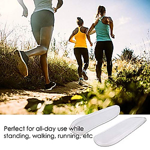 5 Pairs Medial & Lateral Heel Wedge Silicone Insoles - Corrective Adhesive Shoe Inserts for Foot Alignment, Knock Knee Pain, Bow Legs, Osteoarthritis for Men and Women