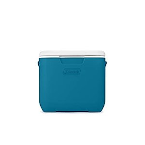 Coleman Chiller Series 30qt Insulated Portable Cooler, Ice Retention Hard Cooler with Heavy Duty Handle