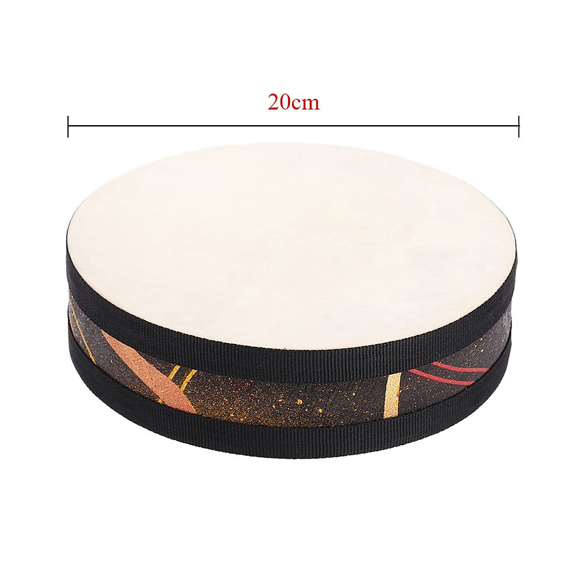 an-do-er Ocean Wave Bead Drum Gentle Sea Sound Musical Instrument Percussion 8 inch