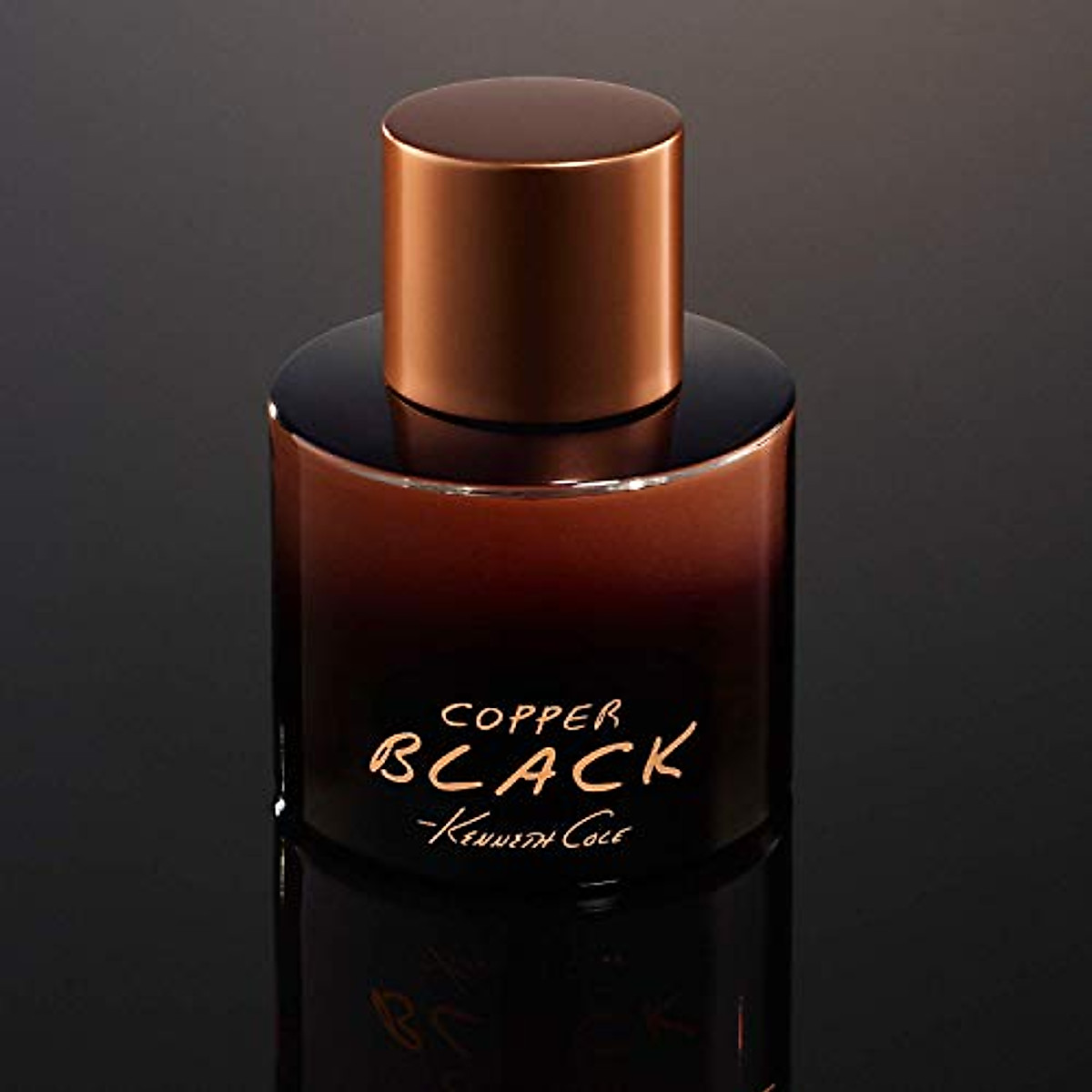 Kenneth Cole Copper Black Eau de Toilette Spray for Men, 3.4 Fl Oz