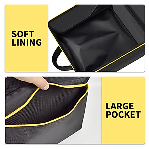 Car Battery Jump Starter Bag Compatible with DEWALT DXAEJ14 Digital Portable Power Station Air Compressor. Portable Battery Charger Carrying Holder for Power Inverter, Charging Cord (Case Only)