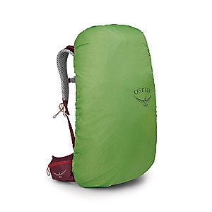 Osprey Stratos 44L Men's Hiking Backpack, Poinsettia Red
