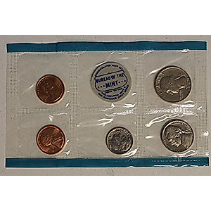 1969 United States Mint Uncirculated Coin Set in Original Government Packaging