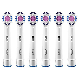 Oral-B 3D White Electric Toothbrush Replacement Brush Heads, 6 Count