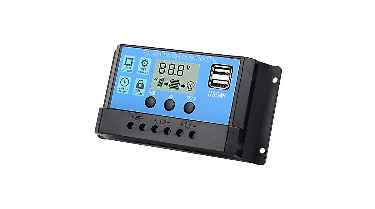 40A Solar Charge Controller with Dual USB Output