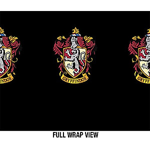 Harry Potter OFFICIAL Gryffindor Crest 24 oz Insulated Canteen Water Bottle, Leak Resistant, Vacuum Insulated Stainless Steel with Loop Cap, Black