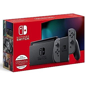 Nintendo Switch Deluxe Holiday Game Bundle: Nintendo Switch with Gray Joy-Con - 6.2" Touchscreen LCD Display + Nintendo Switch Minecraft Game and T.F. Card