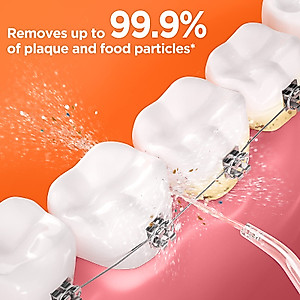 Bitvae Toothbrush and Water Flosser Combo, Teeth Cleaner Set, 5 Optional Modes and 8 Brush Heads Whitening Toothbrushes, 3 Modes and 6 Jet Tips Oral Irrigator, 4 Hours Charge for 30 Days Use