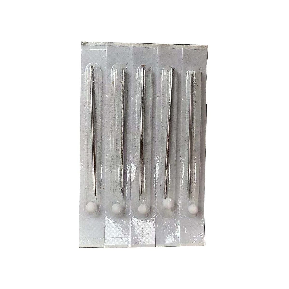Shuiniba 14G 5 Pieces Body Ear Navel Nose Lip Nipple Piercing Needles