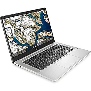 HP Chromebook 14A-NA1083CL 14" Chrome OS 101.0, Intel Celeron N4500 1.1GHz Processor, 4GB LPDDR4x-2933 MHz RAM, Intel UHD Graphics, 128GB eMMC Drive (Renewed)