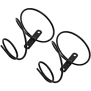 HYDDNice 6 Set Wall Mounted Wine Racks Wine Bottle Display Holder Metal Hanging Wine Rack Organizer with Mounting Screws and Anchors