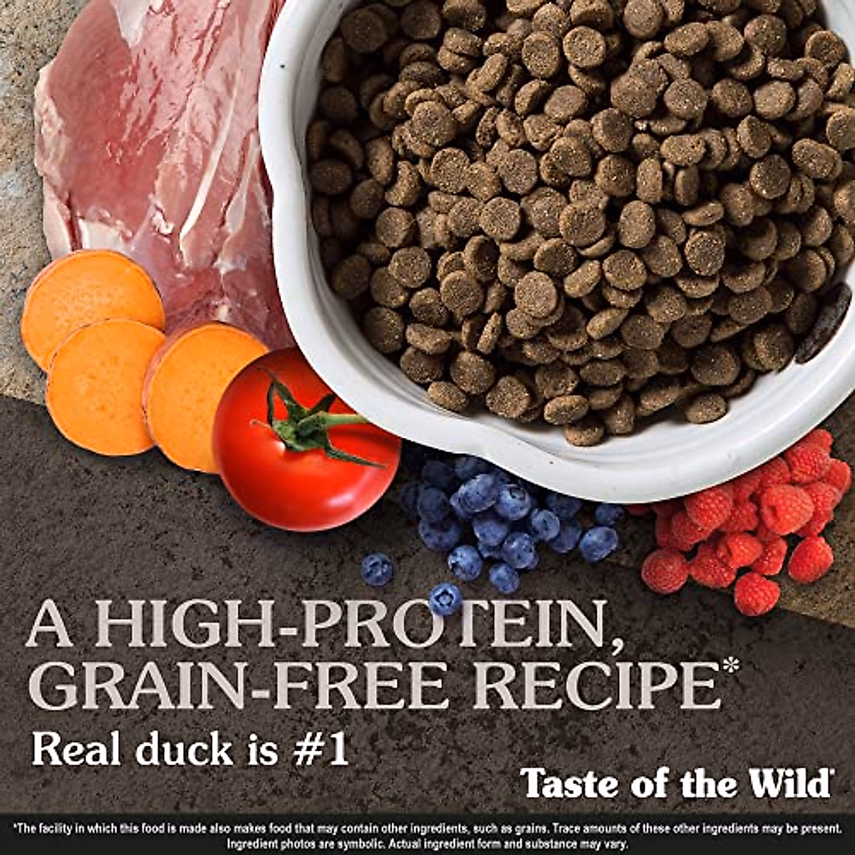 Taste of the Wild Wetlands Grain-Free Dry Dog Food with Roasted Duck 14lb