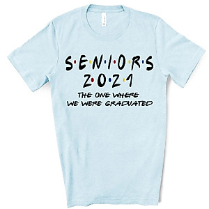 Seniors class 2021 shirts graduation for men women senior gifts a gift outfit ideas t shirt unisex SN41 (4XL, MINT)