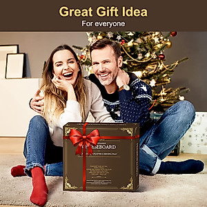 Bellsal Extra Large Charcuterie Board Set with 2 Drawers, Bamboo Cheese Board and Knife Set, House Warming Gifts New Home, Anniversary & Wedding Gifts for Couple, Housewarming Gift New House