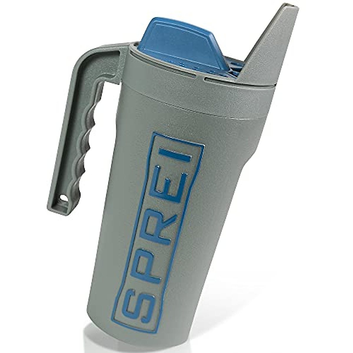 SPREI Spot Spreader 80 oz Handheld Shake Dispenser for Salt, Seed, Grass and Garden Multiple Sized Openings for a Variety of Uses