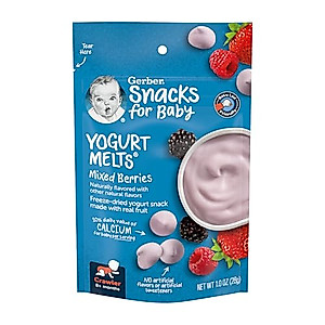 Gerber Graduates Yogurt Melts, Mixed Berry, 1 Ounce